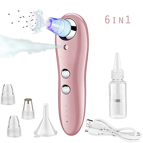 Blackhead Remover Pore Vacuum + Skin Humidifier System, Electric Skin ...