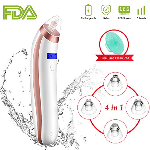 Blackhead Remover, Vacuum Blackhead Removal Peel Tool Extractor ...